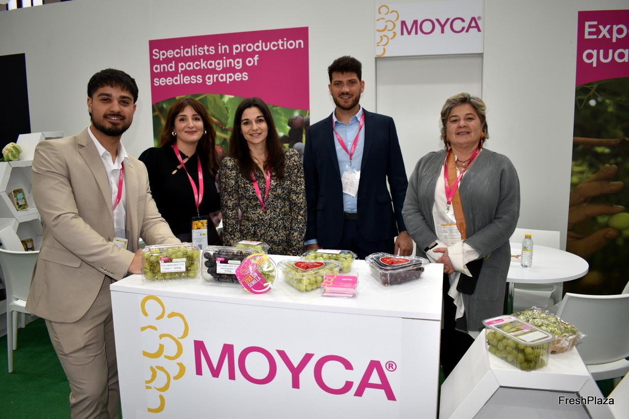 Moyca llega a Fruit Logistica con su uva de mesa sin semillas